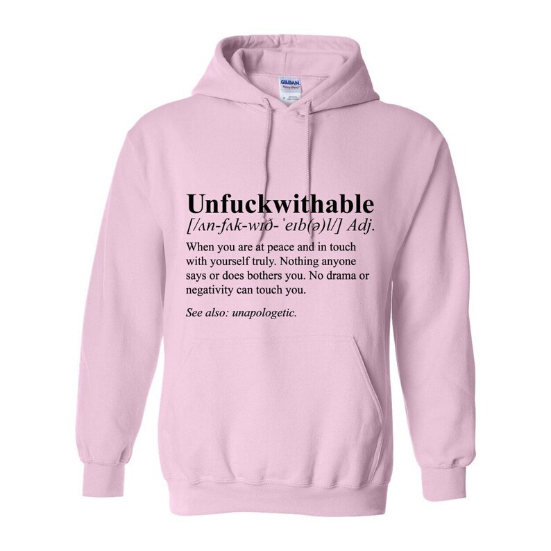 Unf*ckwithable Hoodie | Women’s Empowerment Hoodie | Strong Woman ...