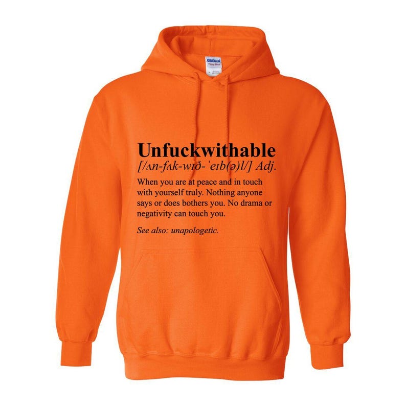 Unf*ckwithable Hoodie | Women’s Empowerment Hoodie | Strong Woman ...