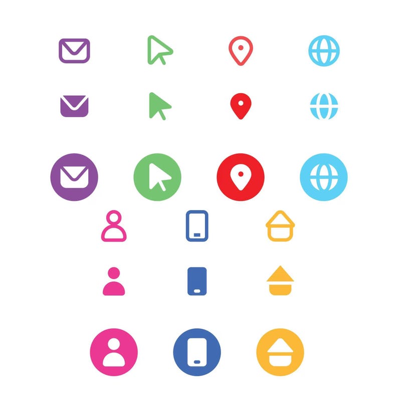 Bundle of Social Media Icons Svg, Social Media Icons Svg, Colorful ...