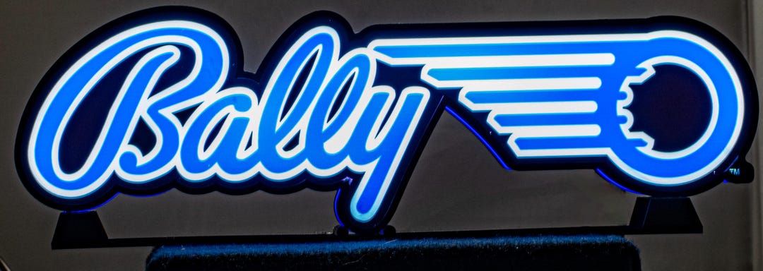 Bally Pinball Logo Pin-sign - Etsy