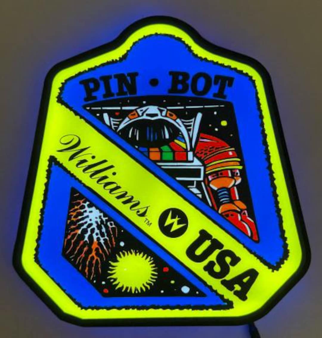 Pin*bot Blue Badge Pin-sign Extra Large - Etsy