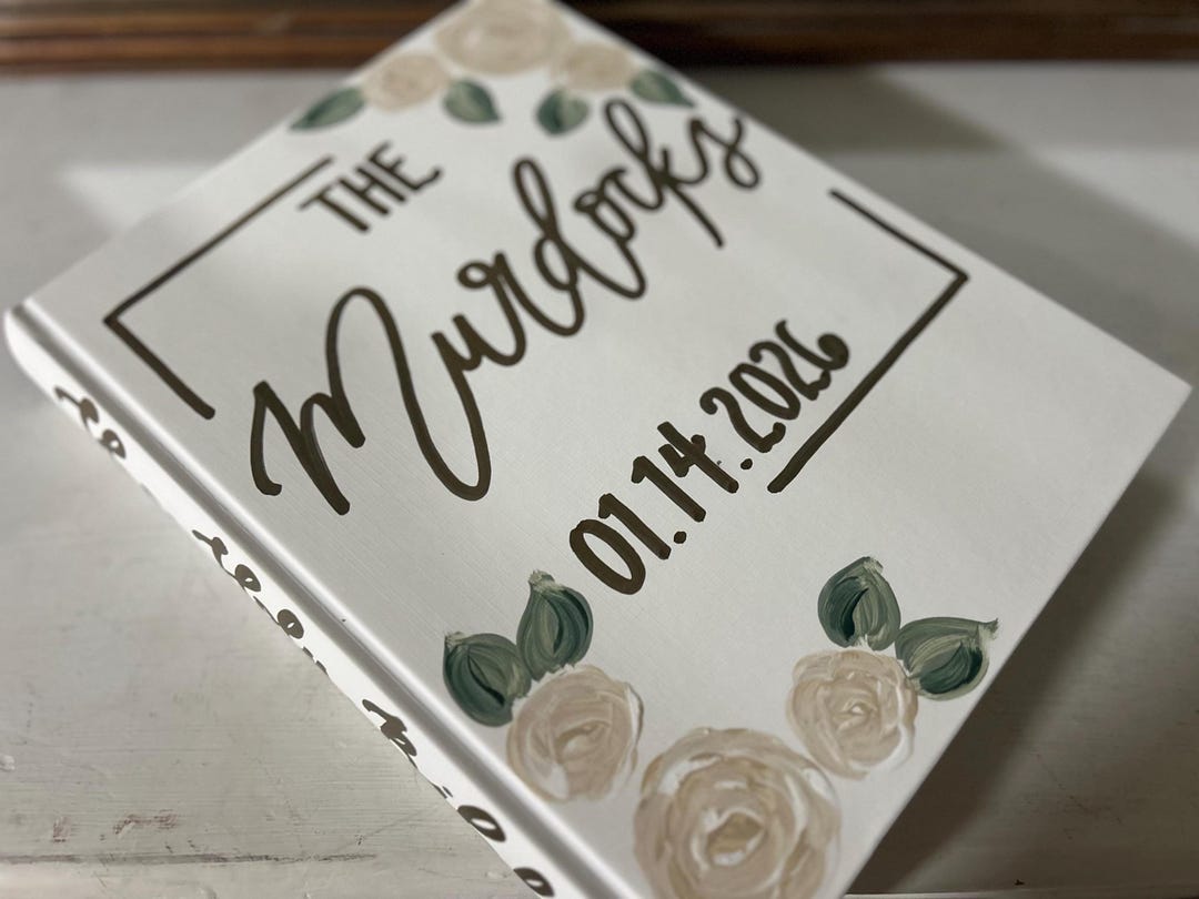 NIV Hand-painted Bibles | Custom Wedding Guest Books, Family Heirlooms ...