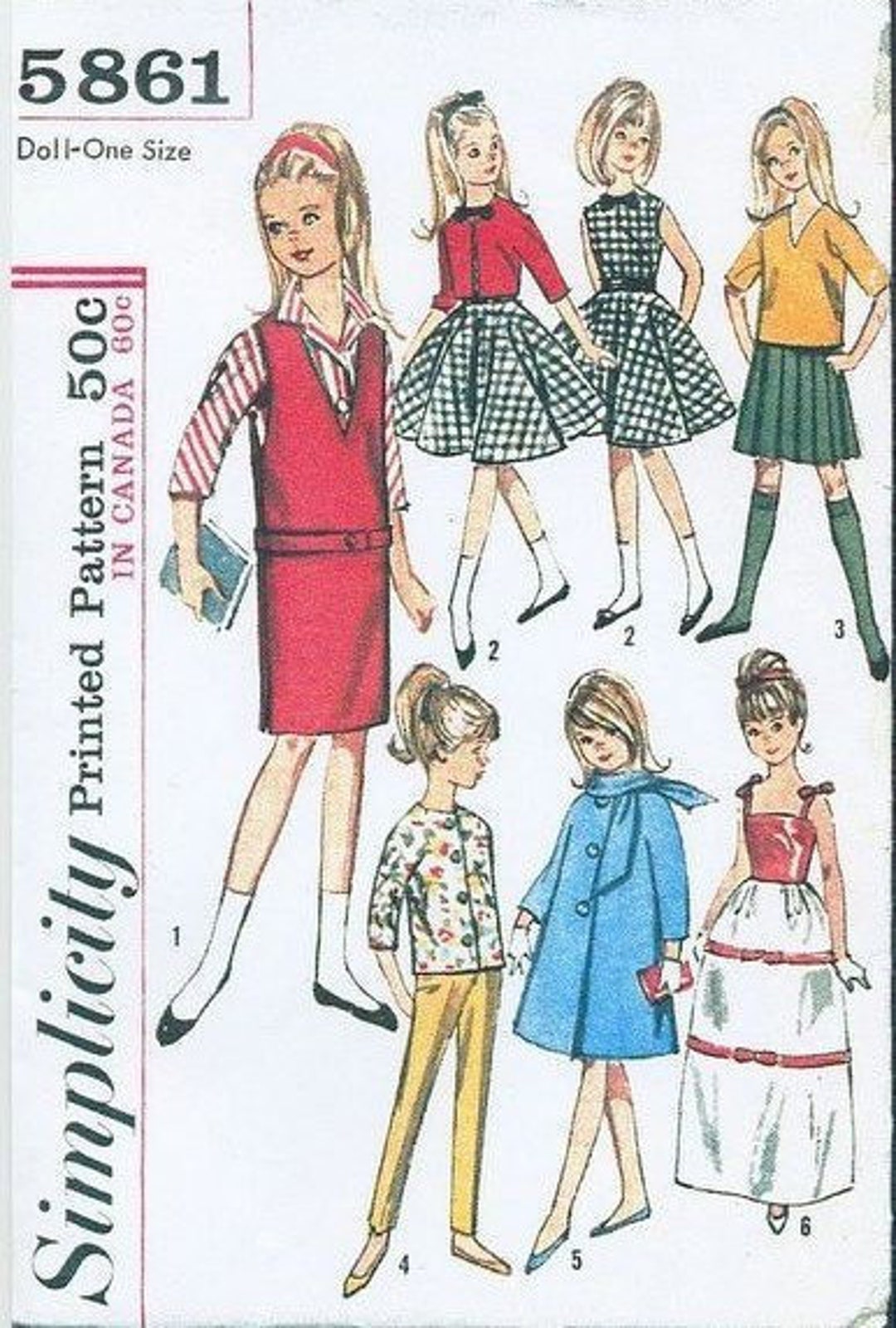 PDF Fits 9" Skipper,neo Blythe, Skinny Ginny, Pepper Slim Dolls Clothes ...