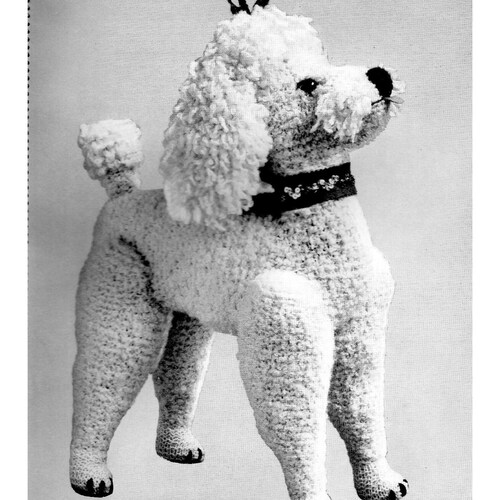 Lovely Poodle Dog to Knit./ Make. PDF. File Knitting Pattern - Etsy
