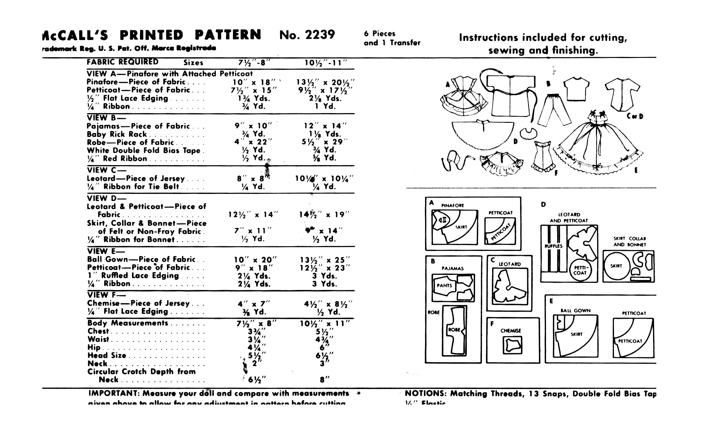 PDF 8 Betsy Mccall Clothes Vintage Pattern Download & Print at Home ...