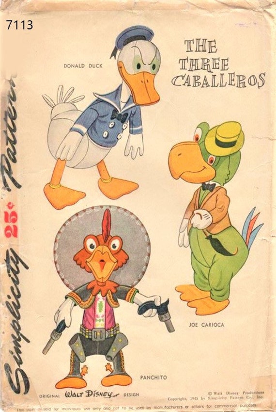 Pato Donald De Disney Antiguo Muñeco De Sales Pato Donald