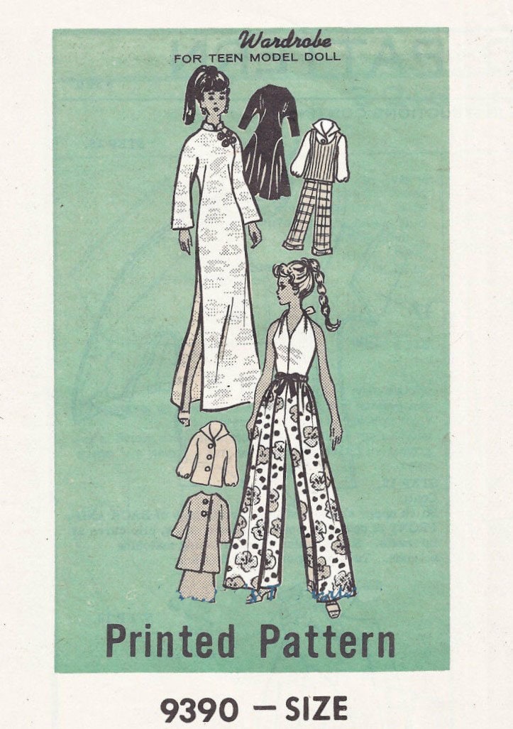 PDF Fits 11.5" Vintage B.....e, Mail Order Pattern Newspapers 9390 ...