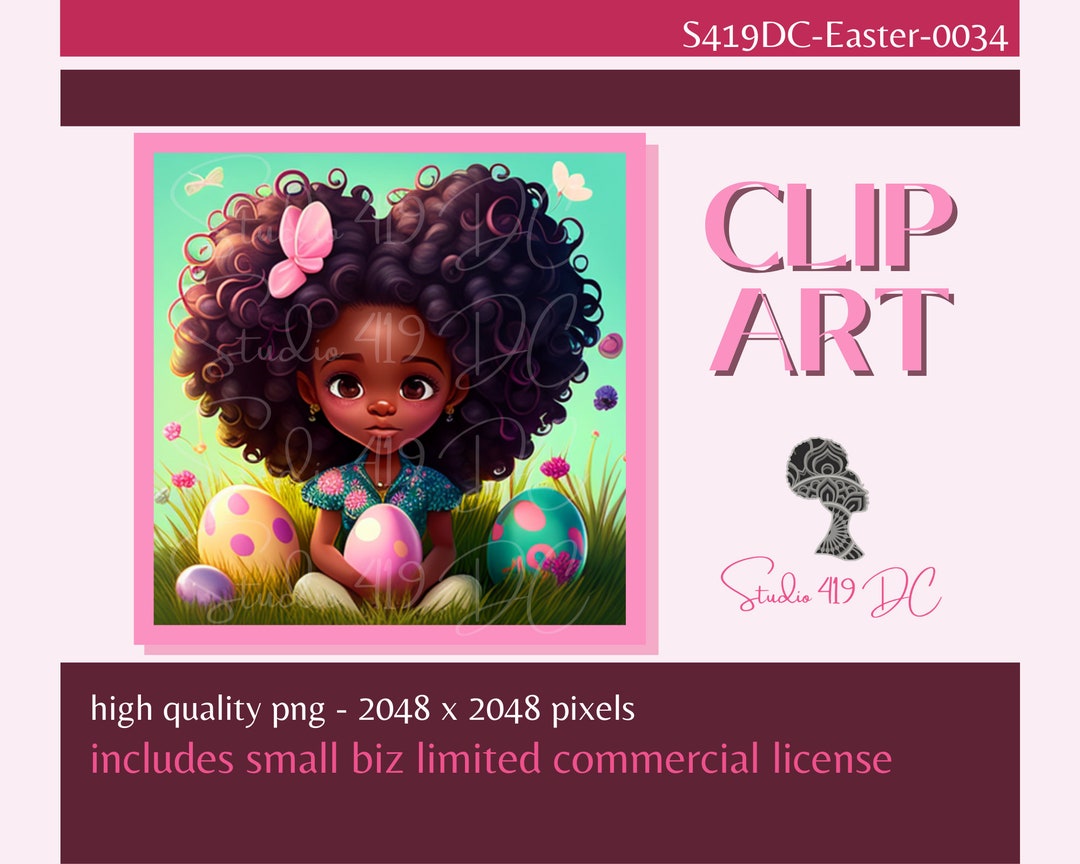 Easter L African American Easter Art L Digital Print Wall - Etsy