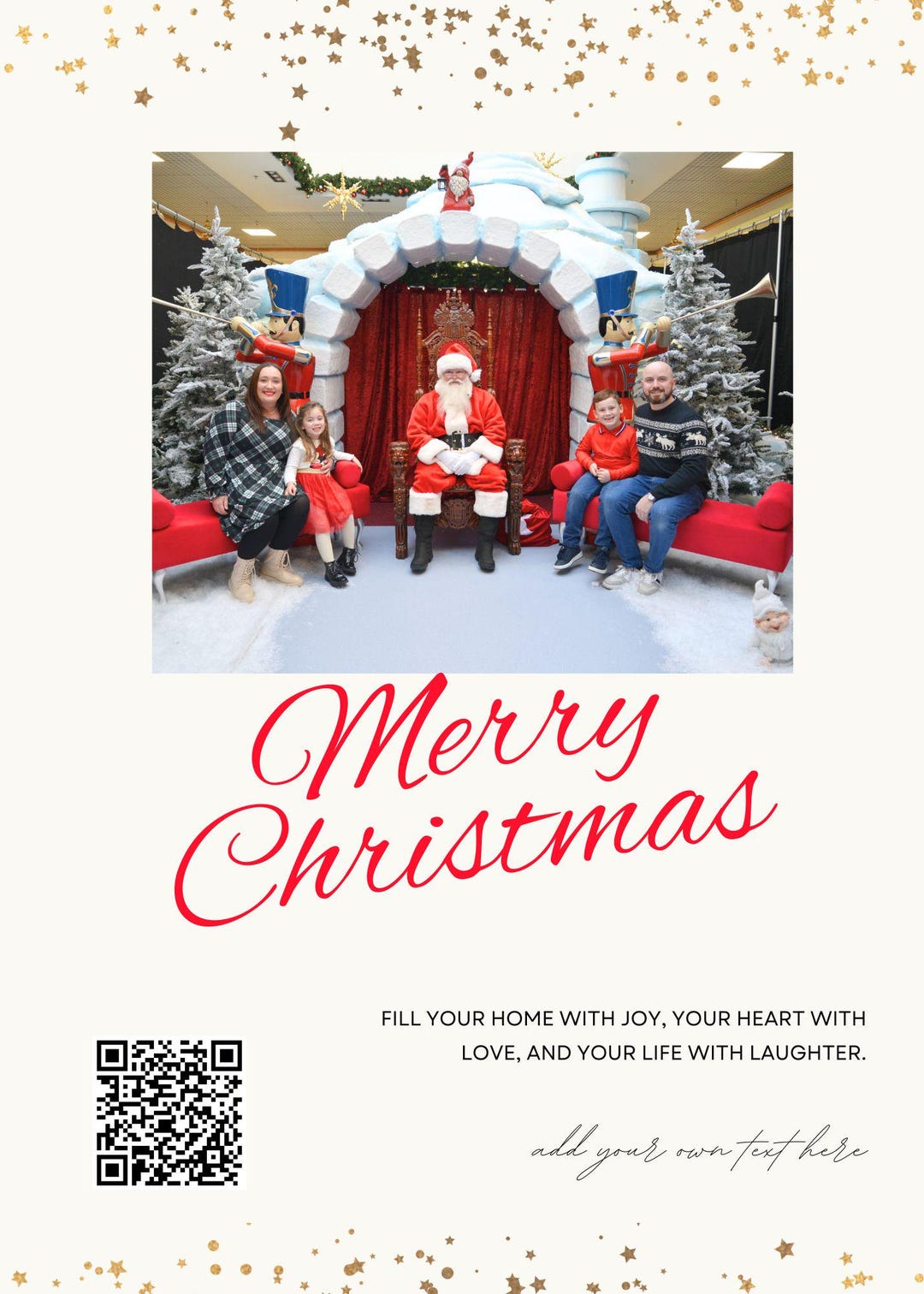 AR Magical Christmas Card - Video Photo - Augmented Reality A5 - Etsy