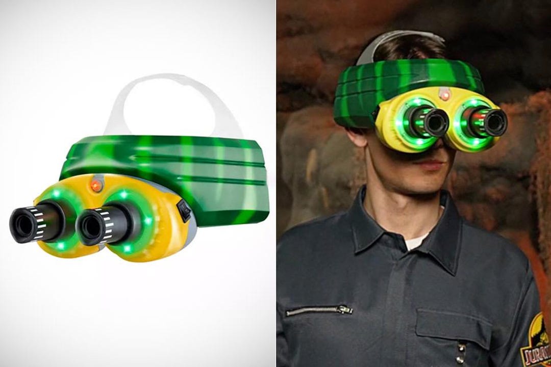 NEW Rare Jurassic Park “night Vision” Light up Dinosaur Movie Goggles ...