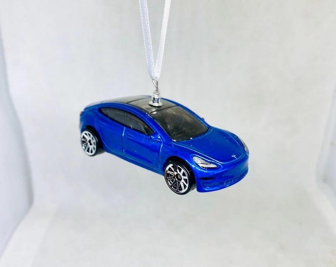 NEW Made Modified TESLA Model 3 Car Christmas Tree Ornament Holiday ...
