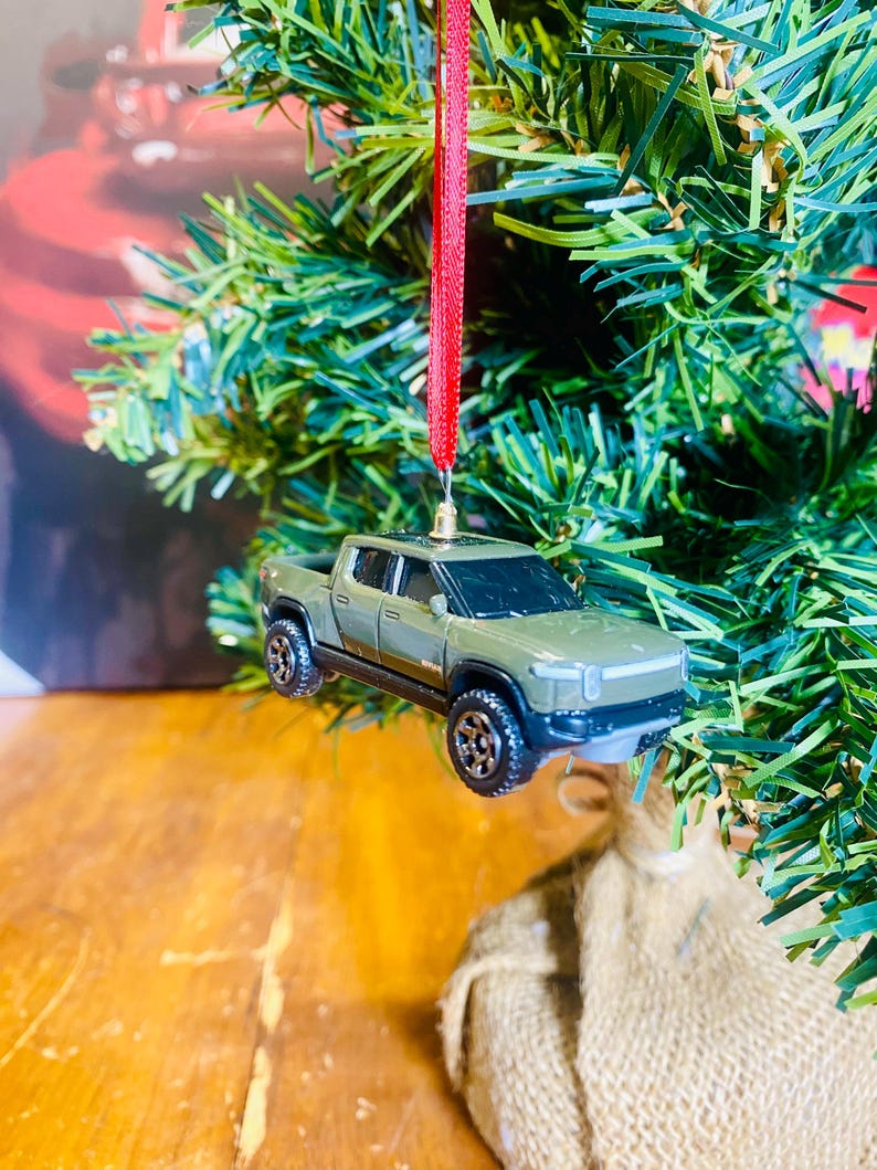 NEW Made Modified RIVIAN R1T Pickup Truck Christmas Tree Ornament ...