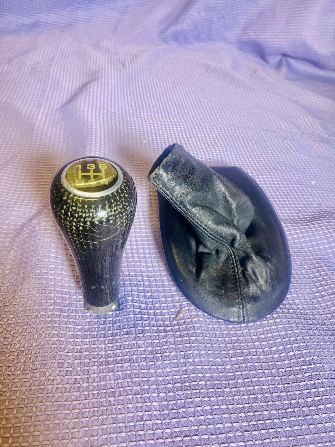 Vintage OEM CARBON FIBER Porsche 986 Boxster 996 911 Shift Knob Shifter ...