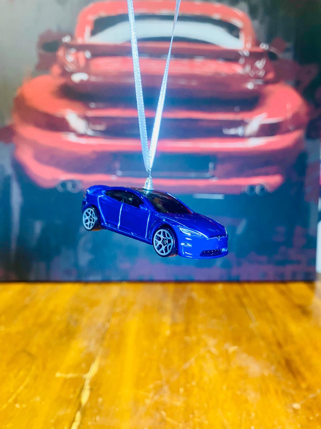NEW Made Modified TESLA Model S PLAID Car Christmas Tree Ornament ...