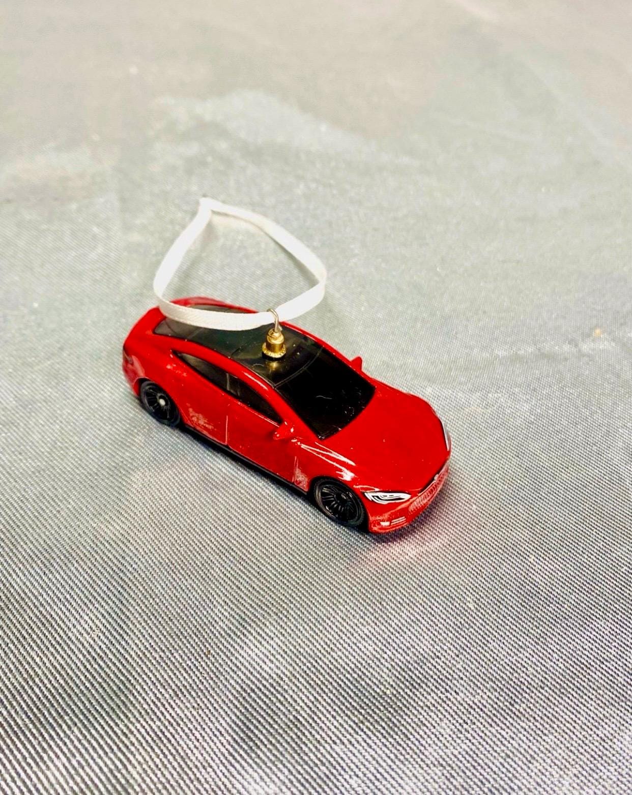 NEW Made Modified TESLA Model S Car Christmas Tree Ornament Holiday ...