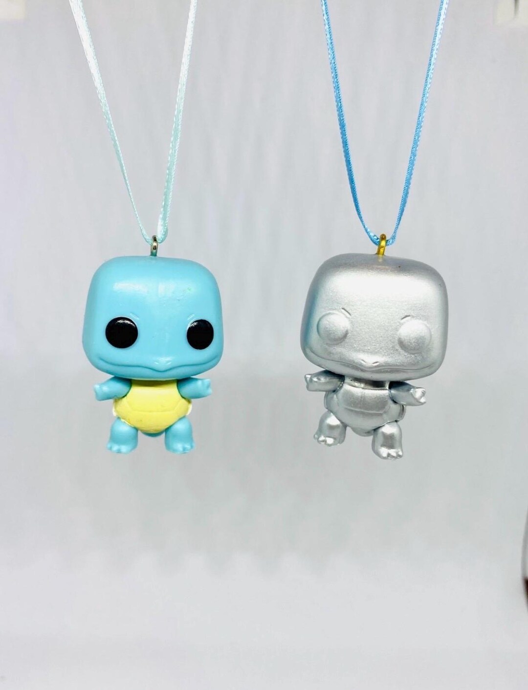 2 New POKÉMON SQUIRTLE Christmas Tree Ornaments Holiday Gift Present ...