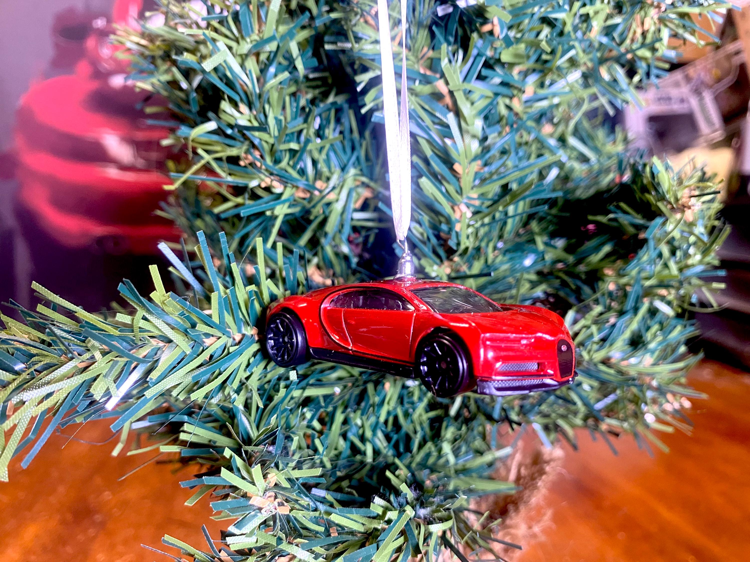 NEW Modified Made BUGATTI Chiron Car Christmas Tree Ornament Holiday ...