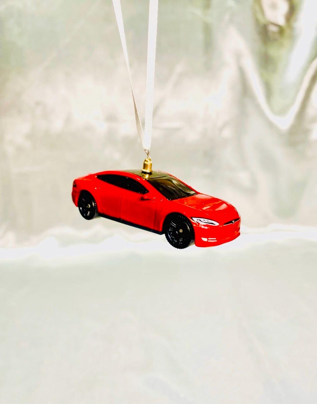 NEW Made Modified TESLA Model S Car Christmas Tree Ornament Holiday ...