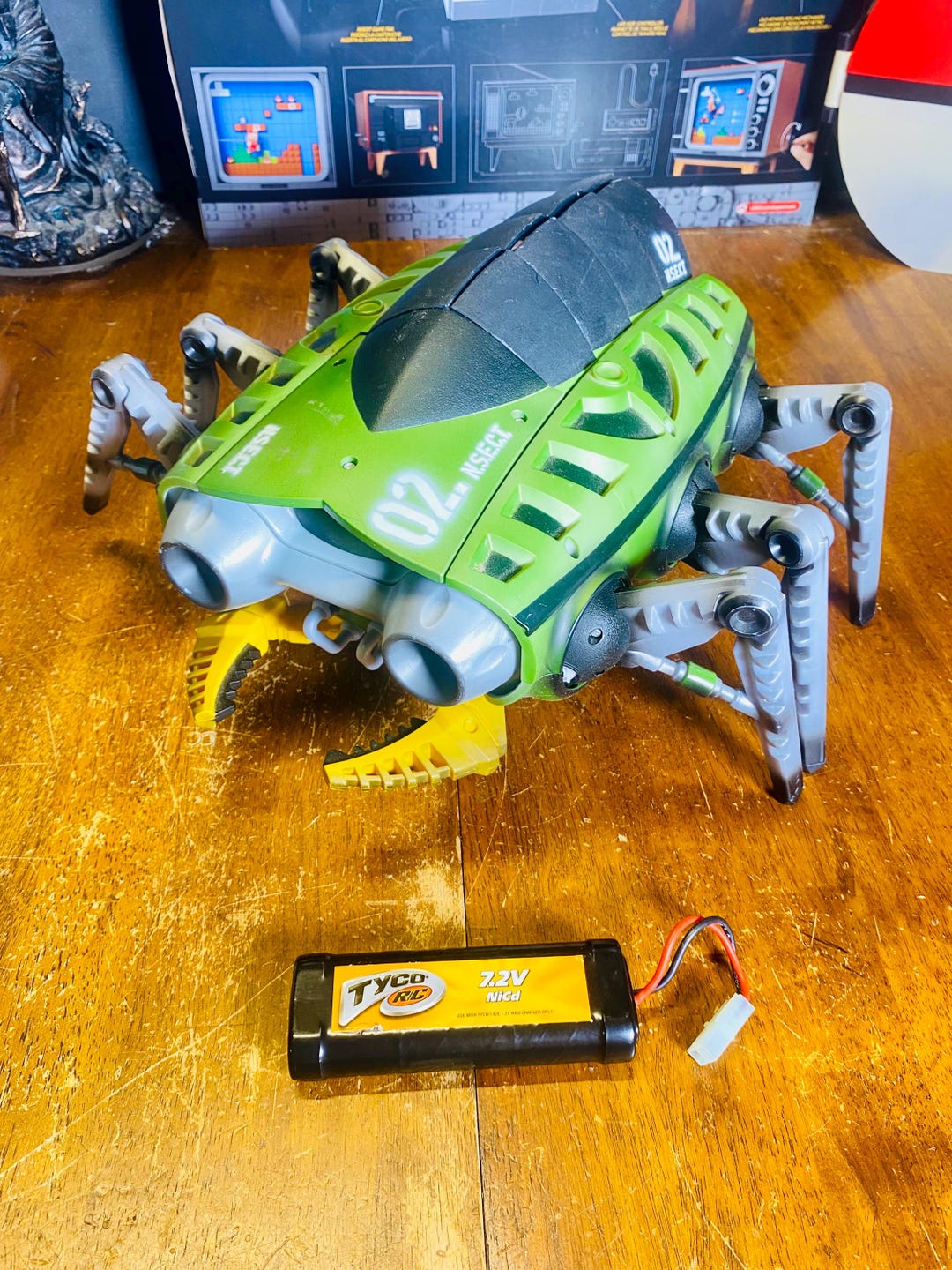Vintage 2006 TYCO Mattel NSECT Toy N.s.e.c.t. RC Remote Control Robot ...