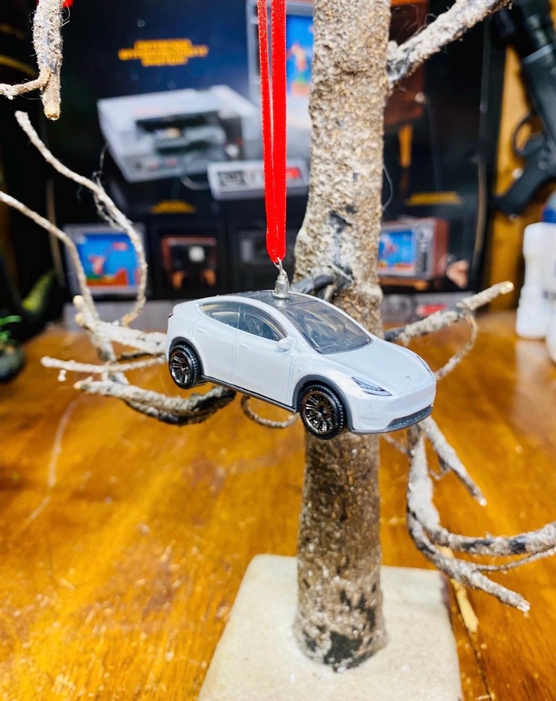 NEW Made Modified TESLA Model Y Car Christmas Tree Ornament Holiday ...