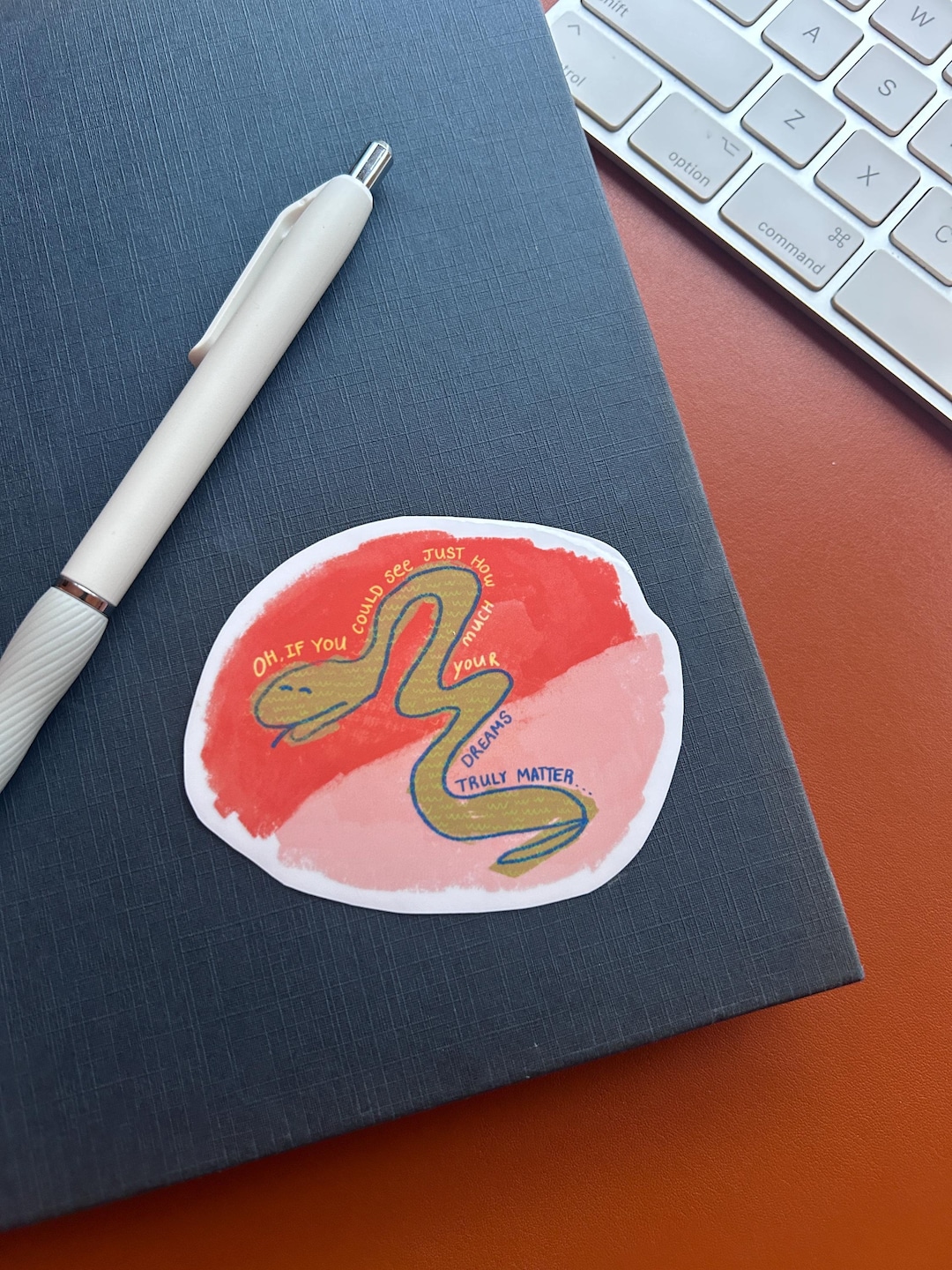 Snake Sticker Waterproof Stickers Cute Vinyl Stickers hand-drawn Cute ...