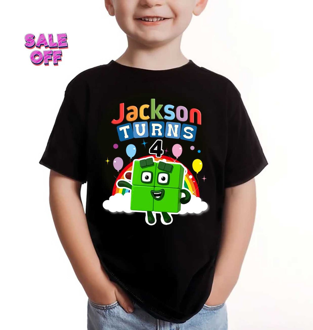 Custom Numberblocks T-shirt, Numberblocks Birthday Shirt, 1-10 ...