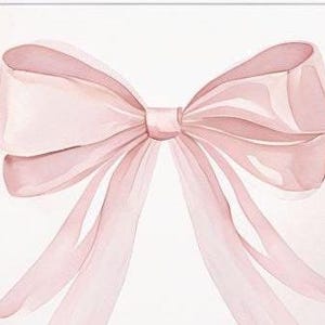 Customized Pink Bow Baby Shower Invitation, Baby, Shower, Celebration ...