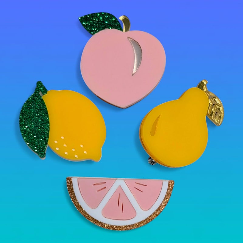 Fruit Pin - Etsy