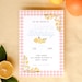 Citrus Editable Invitation, Lemon Birthday Invite, Fruit Bridal Shower ...