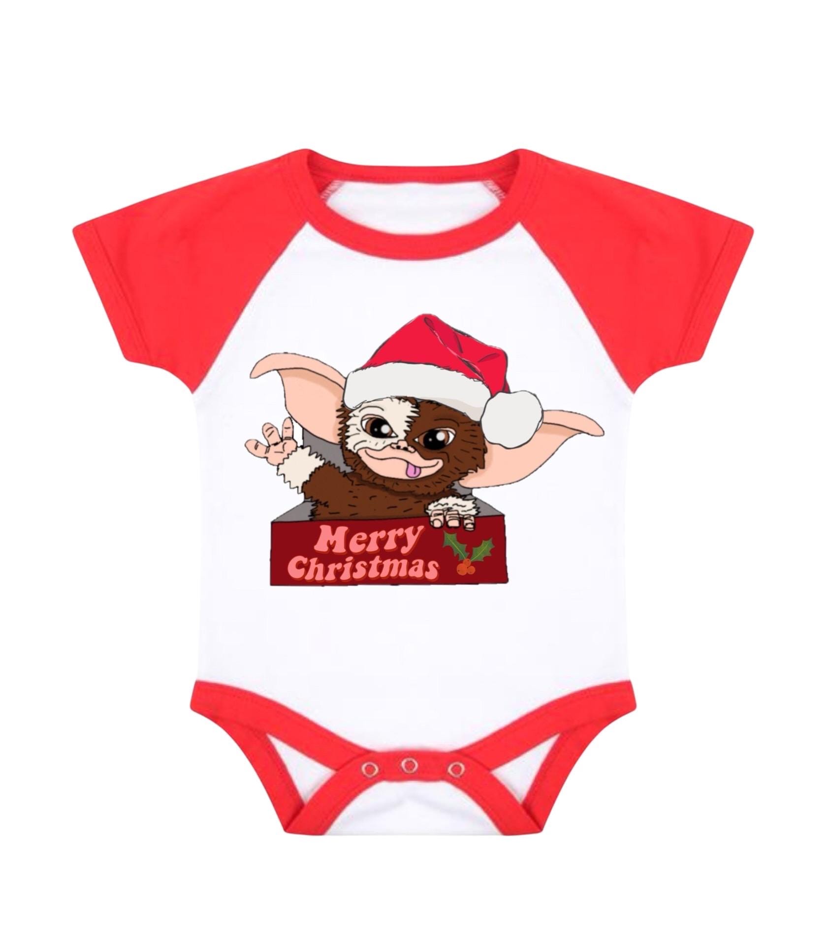 Gizmo Christmas Gremlins Fan Art Baby and Toddler Body Suit 0-18 Months ...
