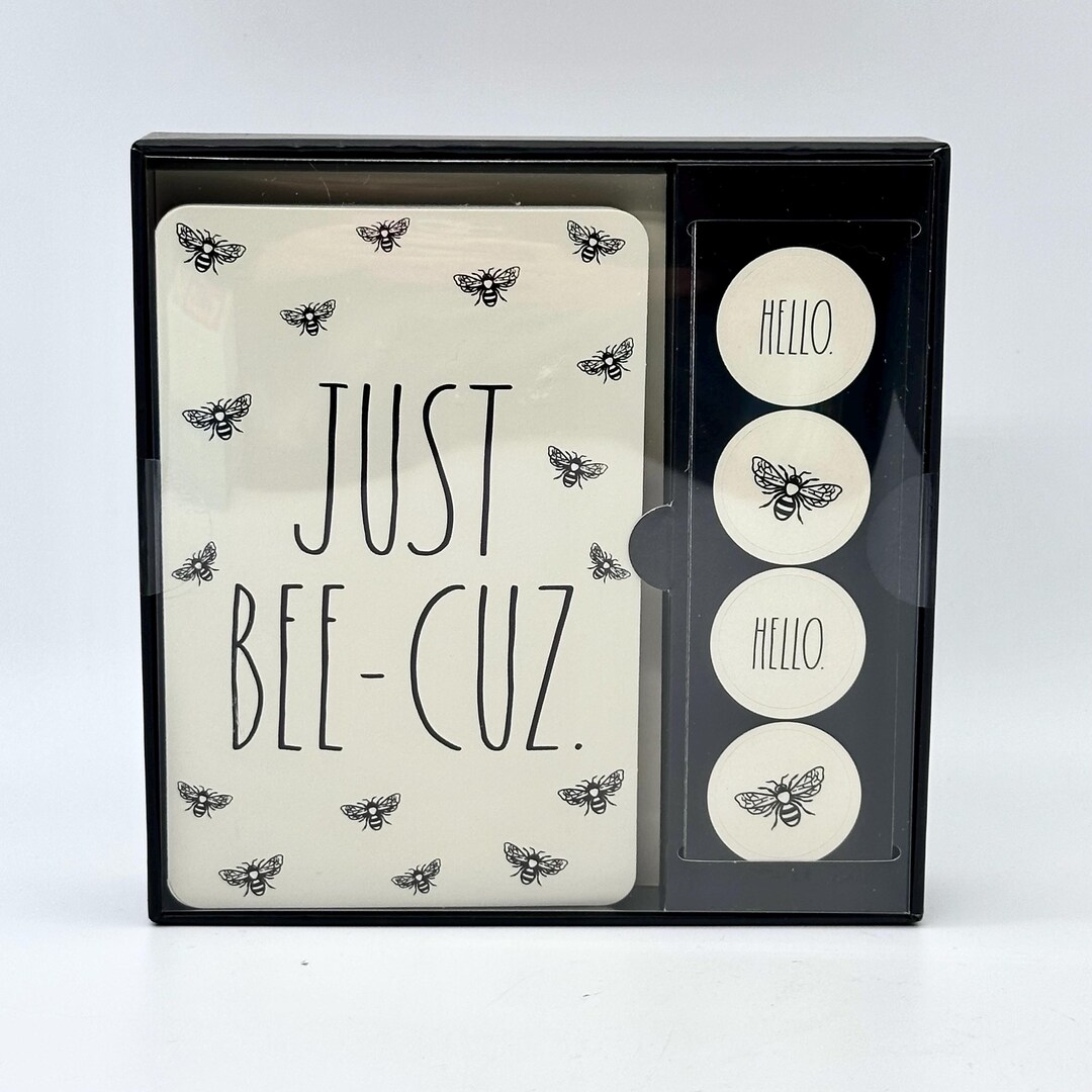 Rae Dunn JUST BEE-CUZ. Note Cards - Set of 12 - Etsy