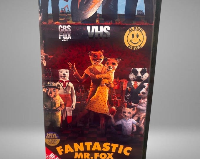 Fantastic Mr. Fox (2009) Custom-made VHS Tape Prop Replica - Etsy