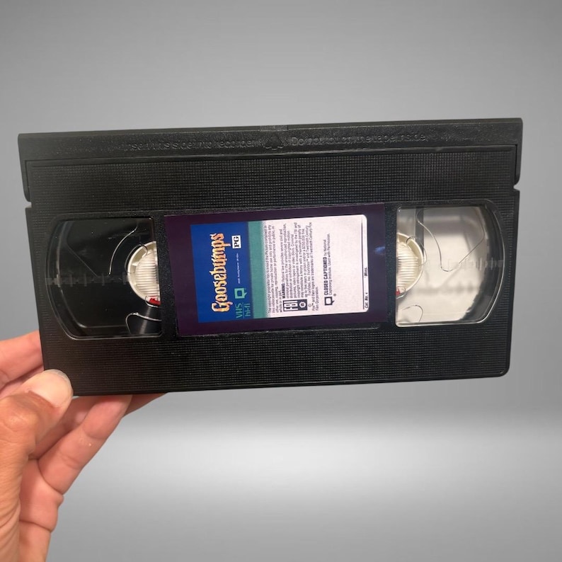 RL Stine Goosebumps the Movie VHS Custom Artwork Jack Black Movie. Fear ...