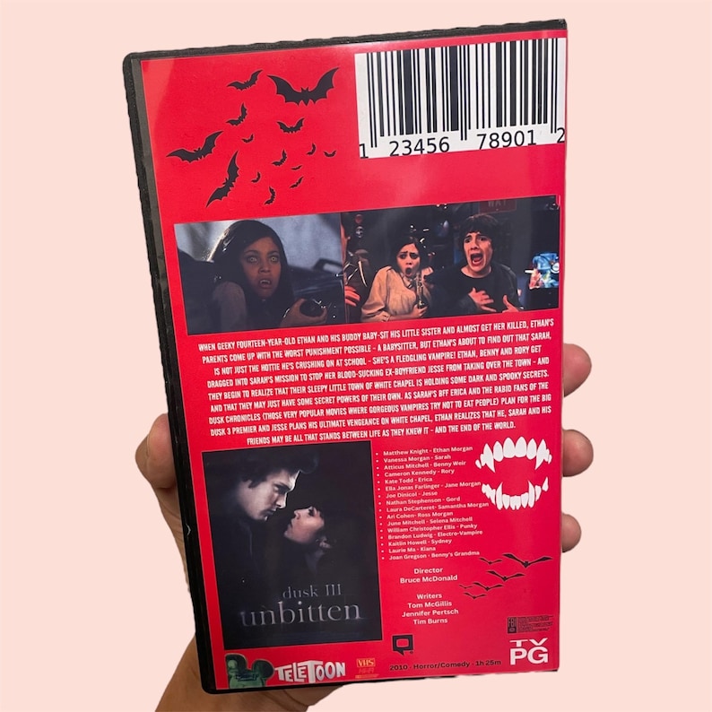 My Babysitters a Vampire Movie- VHS CUSTOM ARTWORK . - Etsy