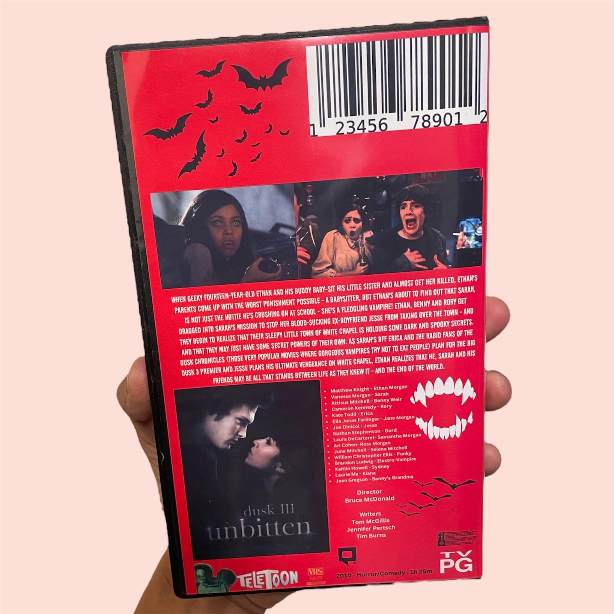 My Babysitters a Vampire Movie- VHS CUSTOM ARTWORK . - Etsy