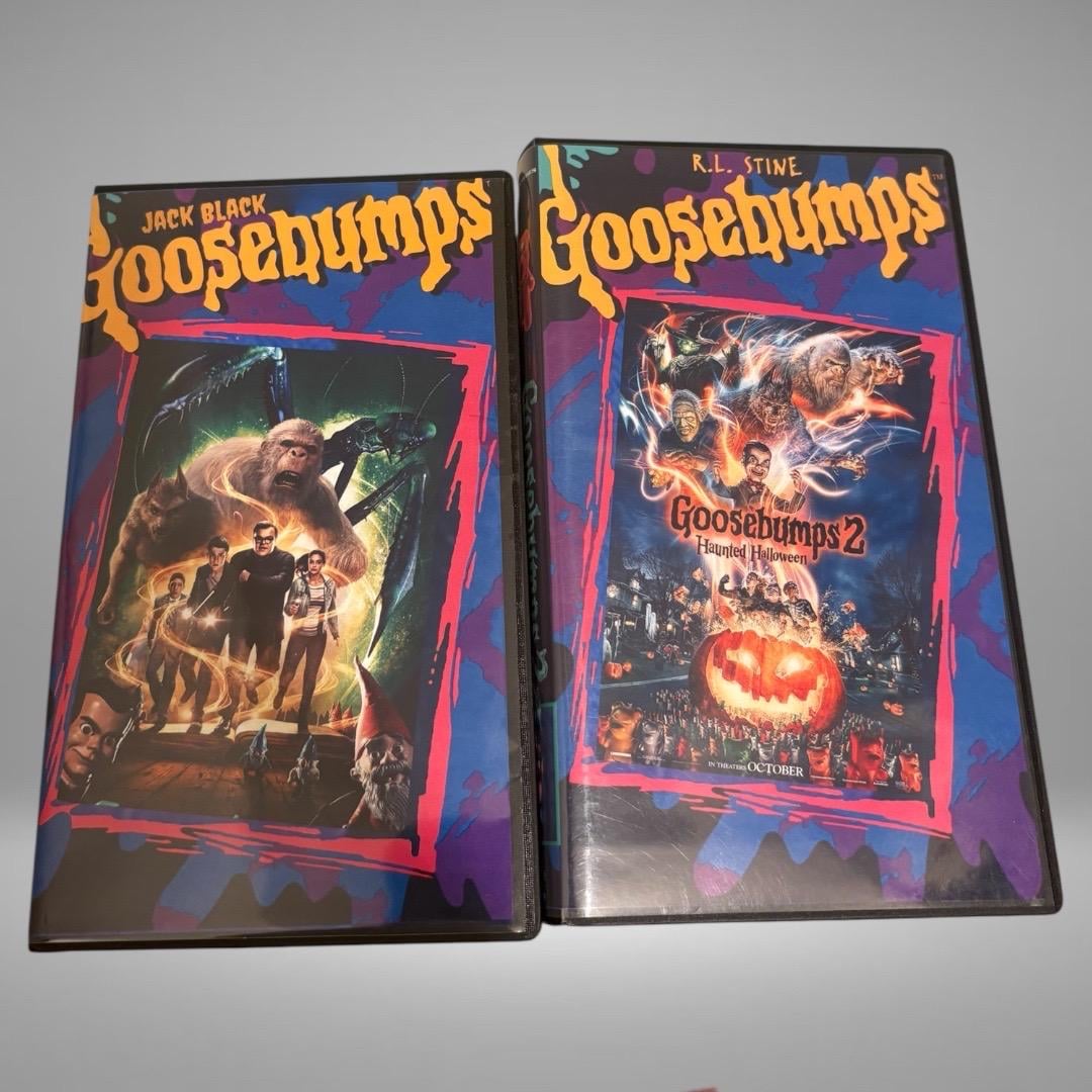 Goosebumps VHS: Custom Artwork, 90s Throwback - Jack Black Movie - Etsy