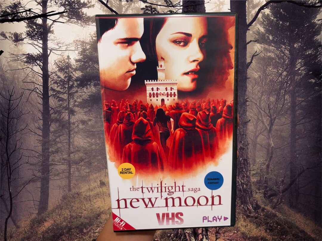 Twilight Saga New Moon VHS Movie Custom Artwork. Twilight Book - Etsy