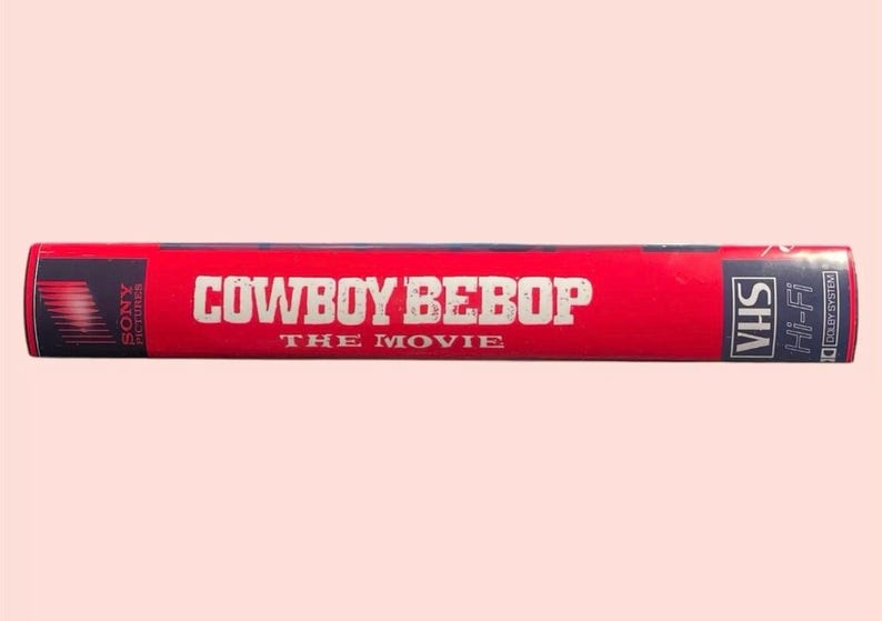 Toonami Cartoon Network Cowboy Bebop VHS CUSTOM Artwork - Etsy