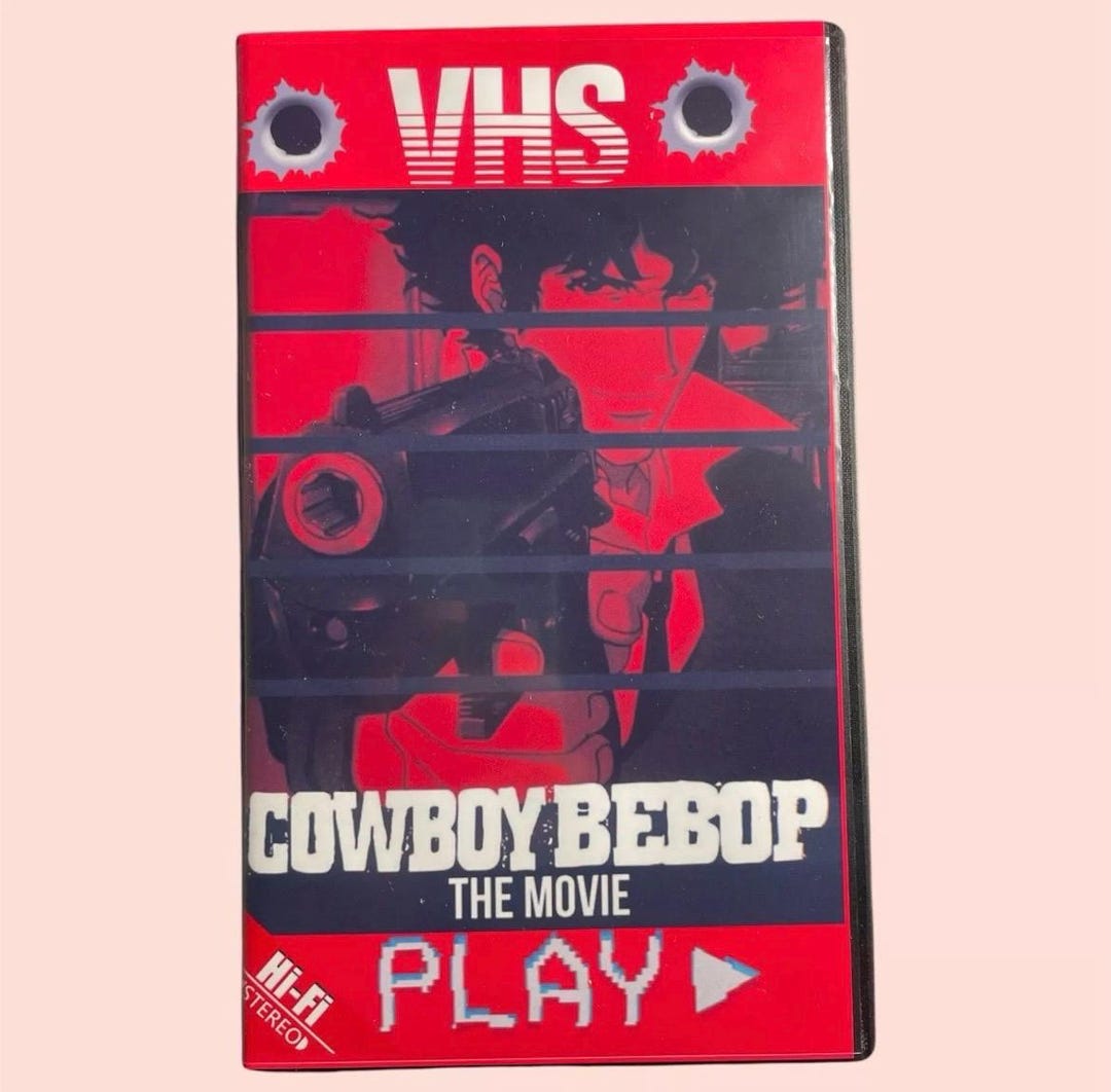 Toonami Cartoon Network Cowboy Bebop VHS CUSTOM Artwork - Etsy