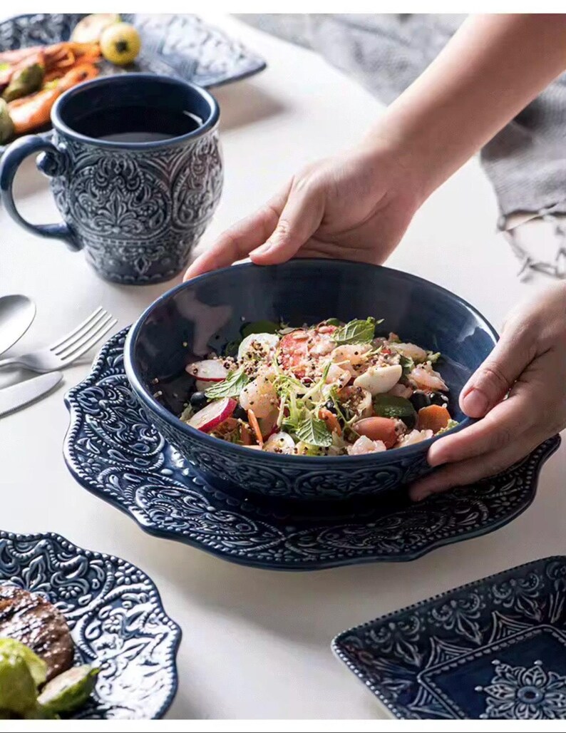 Ceramic Dinnerware Set - Etsy