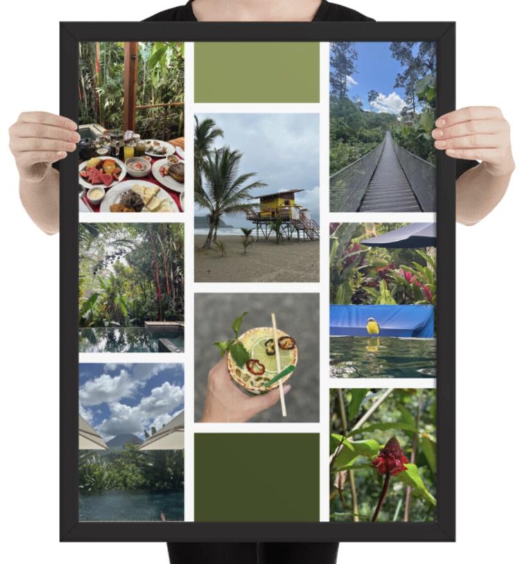 Beautiful Costa Rica Photo Collage - Digital Print - Etsy