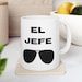 El Jefe Coffee Mug, Spanish Boss Gift - Etsy
