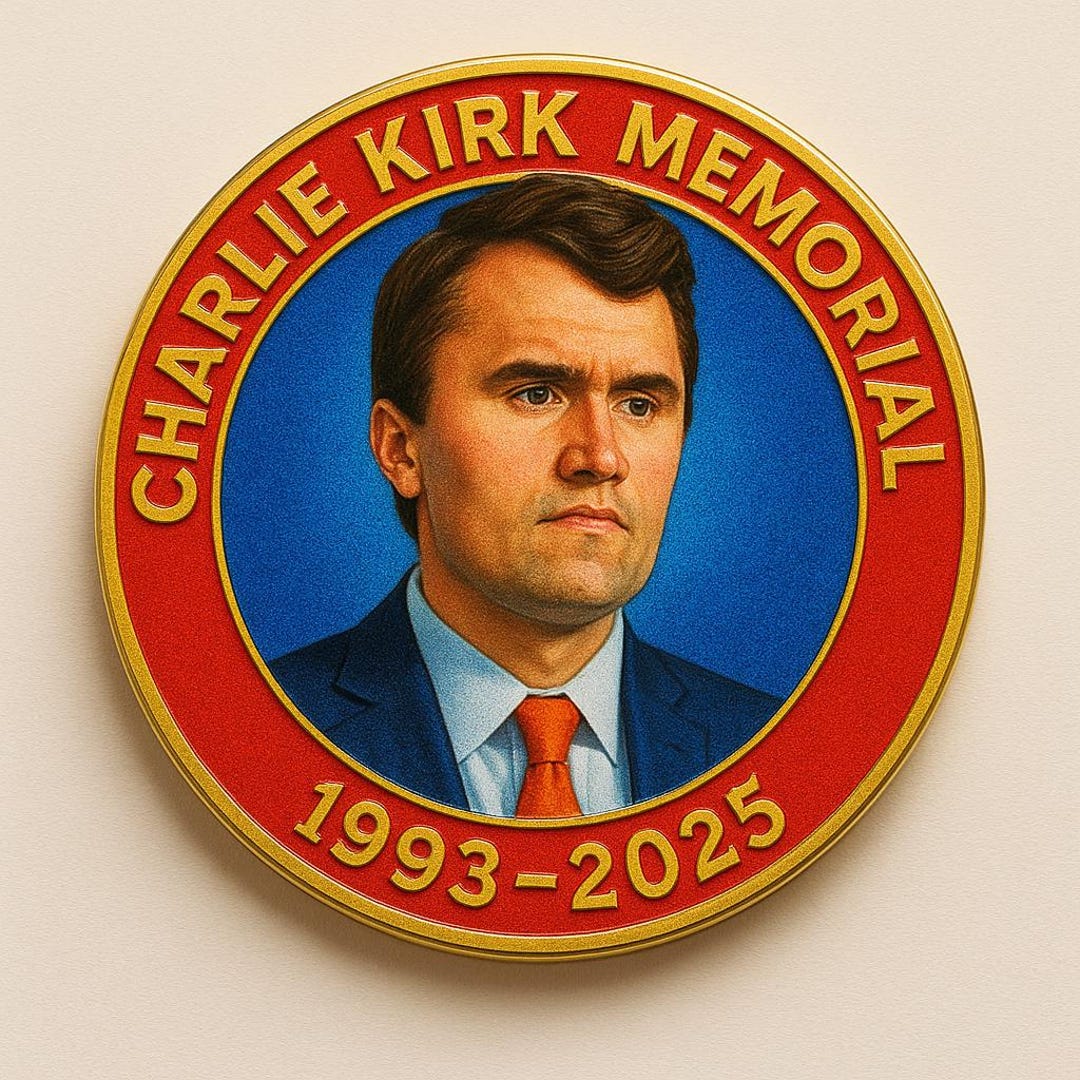 Charlie Kirk Memorial Coin - Collectible Gold & Silver Coin - Etsy