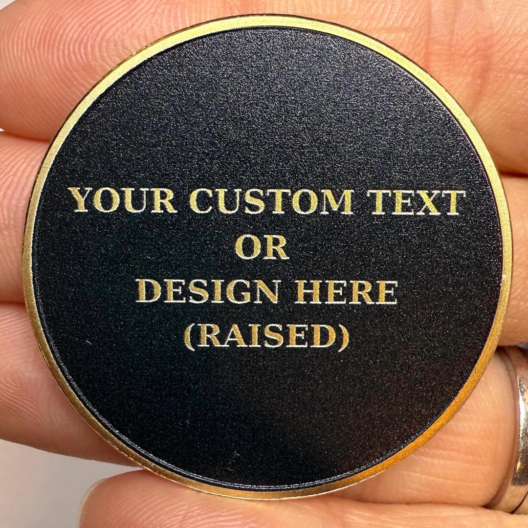 Custom Challenge Coin, Personalized Keepsake Gift - Etsy