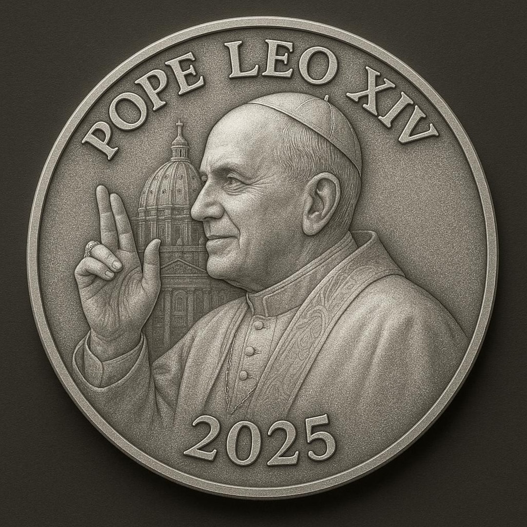 Pope Leo XIV Commemorative Coin: First American Pope, Catholic Gift - Etsy