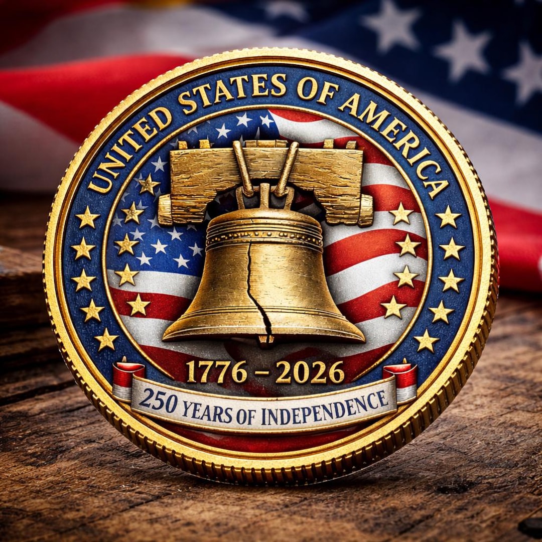 250th Anniversary Challenge Coin – Liberty Bell Commemorative ...