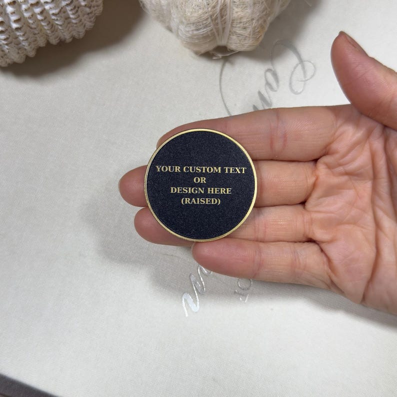 Custom Logo or Design Coin | Personalized Metal Coin Gift | Couples ...