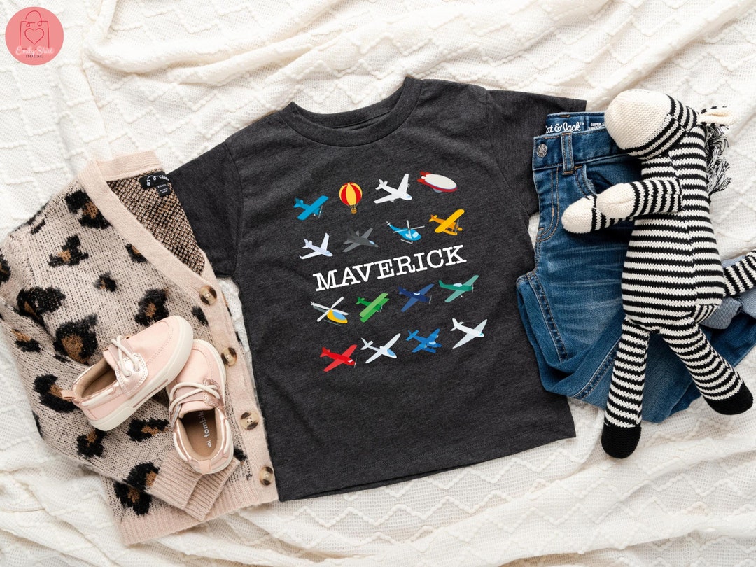 Custom Fighter Jet Shirt, Personalized Airplane College Shirt, Plane ...