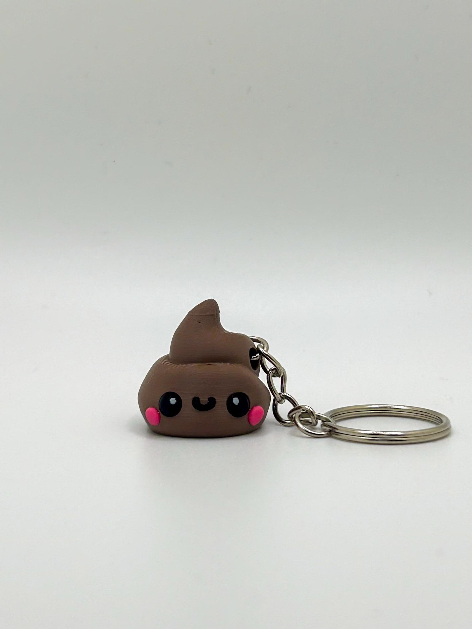Miniature Smiling Poop Keychain - Etsy