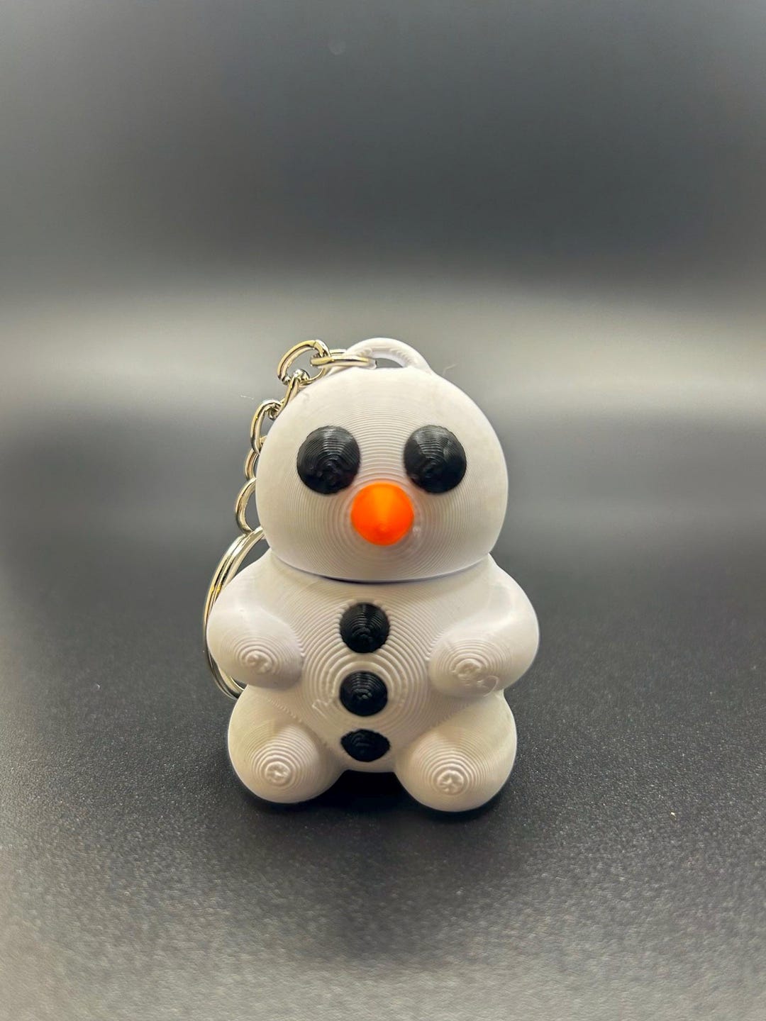 Small Flexible Snowman Keychain - Etsy